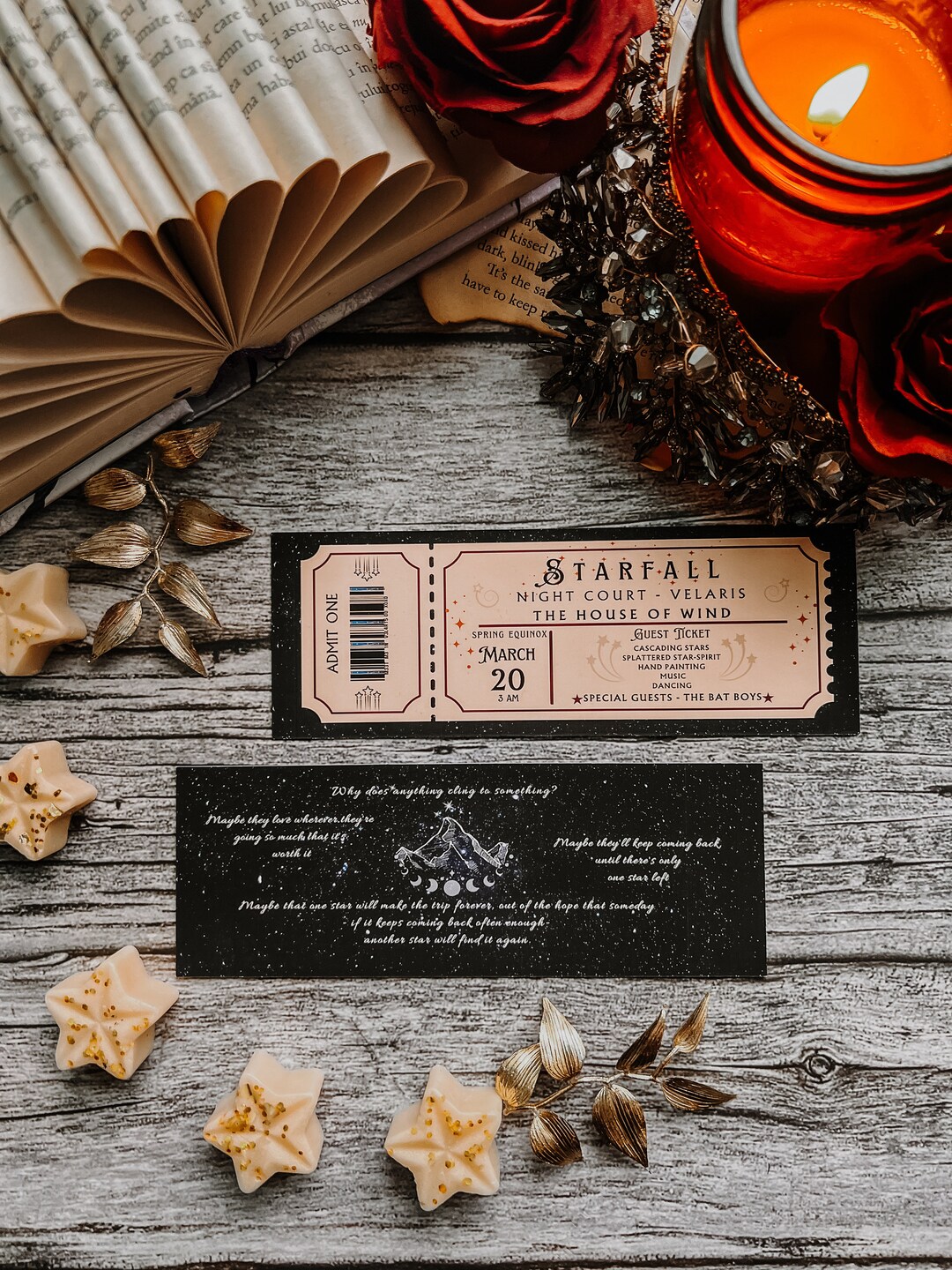 ACOTAR Starfall Officially Licensed Bookmark | City of Starlight ...