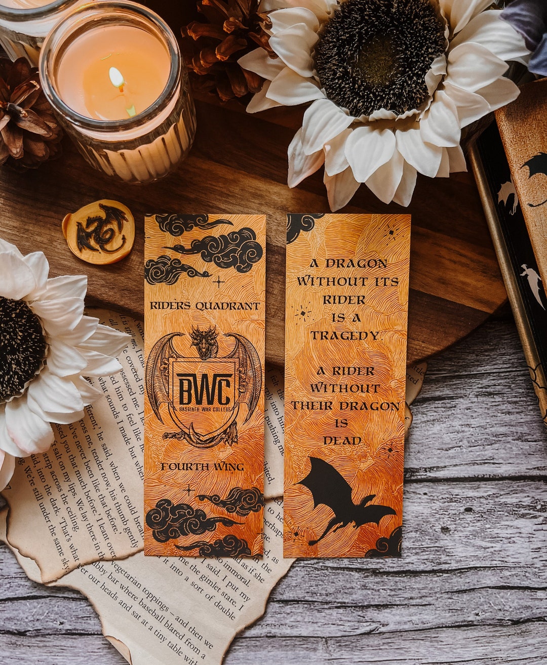 FOURTH WING Officially Licensed Bookmark | Riders Quadrant | Basgiath ...