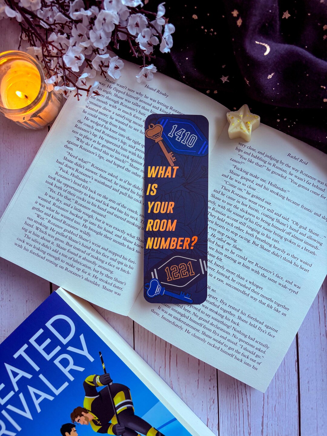 Heated Rivalry Bookmark, Hockey Romance, Shane and Ilya, Bookish Gift ...