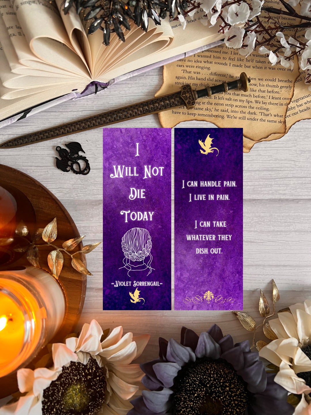 IRON FLAME Officially Licensed Bookmark | Rebecca Yarros | Xaden ...