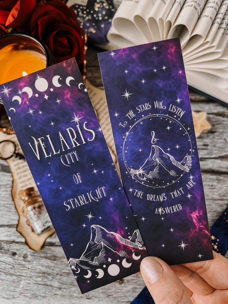 ACOTAR Velaris Officially Licensed Bookmark City of - Etsy