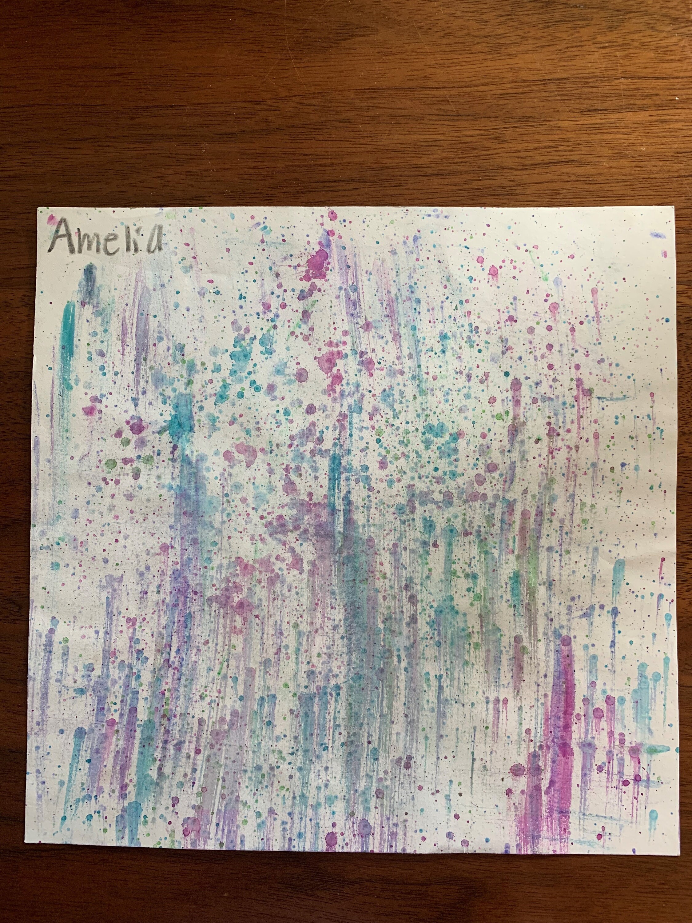 Drips of Water Watercolor Painting - Etsy