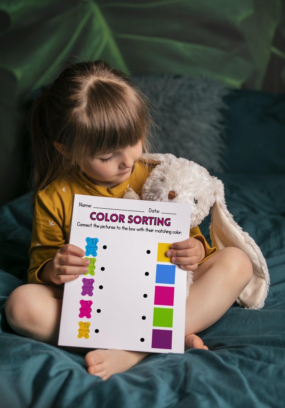Color Sorting Worksheets Instant Download - Etsy