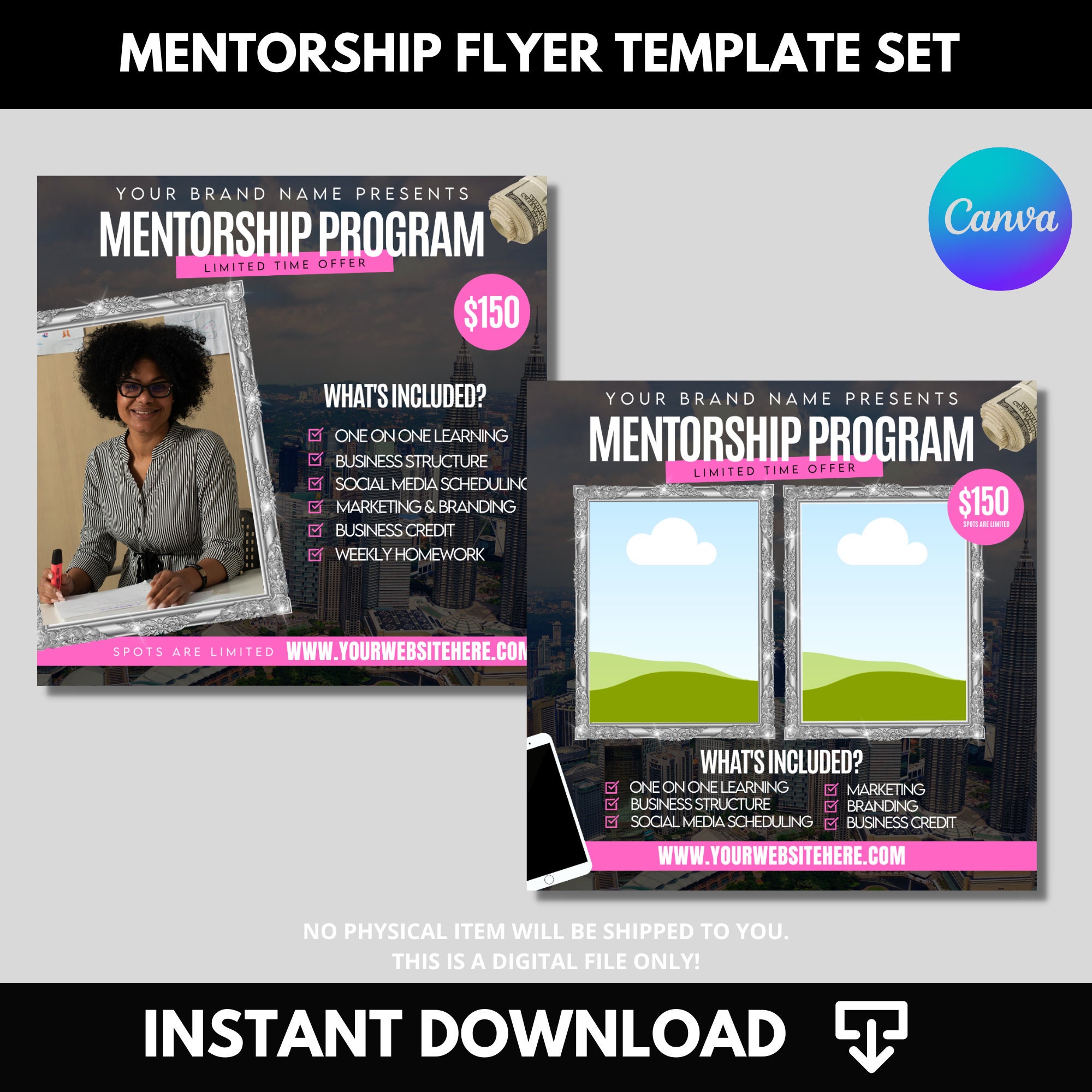 Mentorship Program Flyer, Social Media Flyer, Sale Flyer, Instagram ...