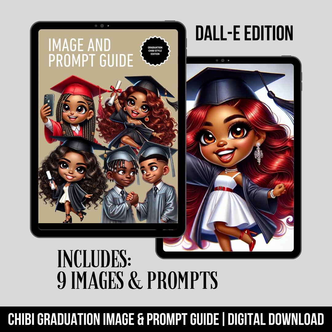 Chibi Graduation Cartoon Images, Chibi Images, Grad Models, Senior ...