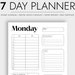 Weekly Planner Printable, Mental Health, Minimalist Weekly Schedule, to ...