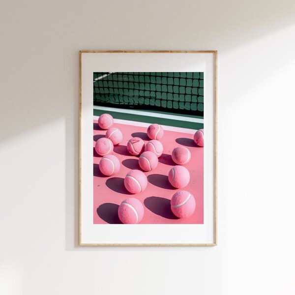 Pink Tennis Balls - Etsy