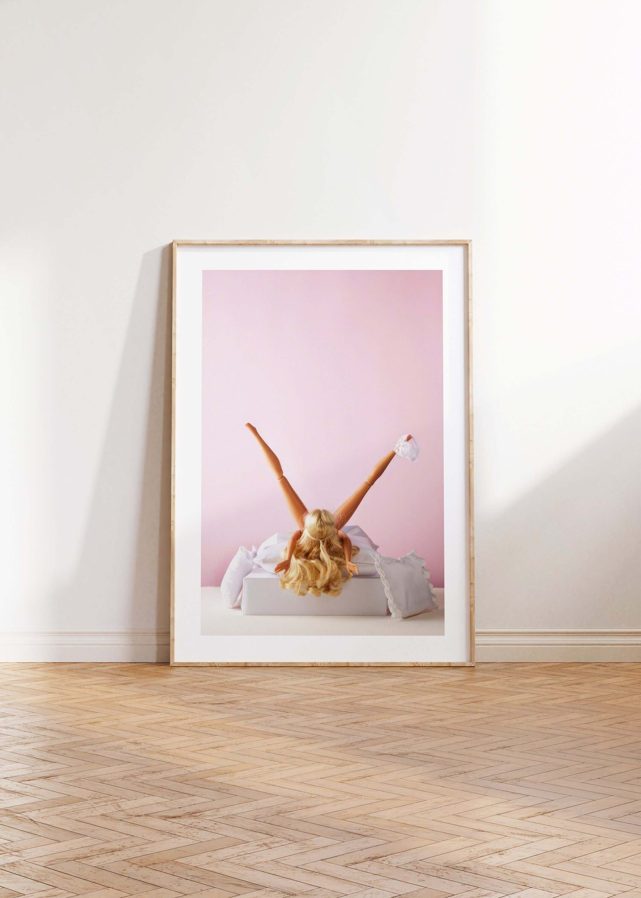 Barbie Art Retro Barbie Poster, Preppy Pink Print sold by Beatriz ...