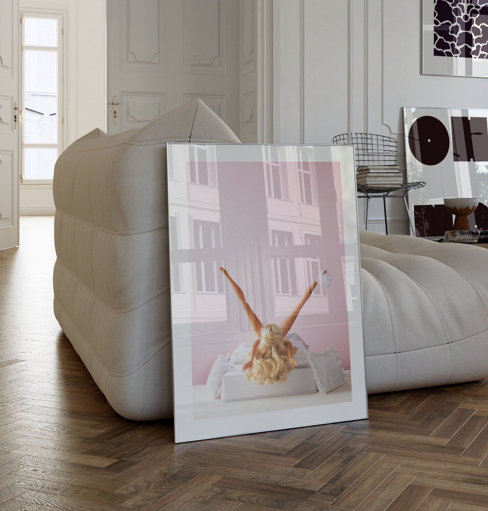 Barbie Art Retro Barbie Poster, Preppy Pink Print sold by Beatriz ...