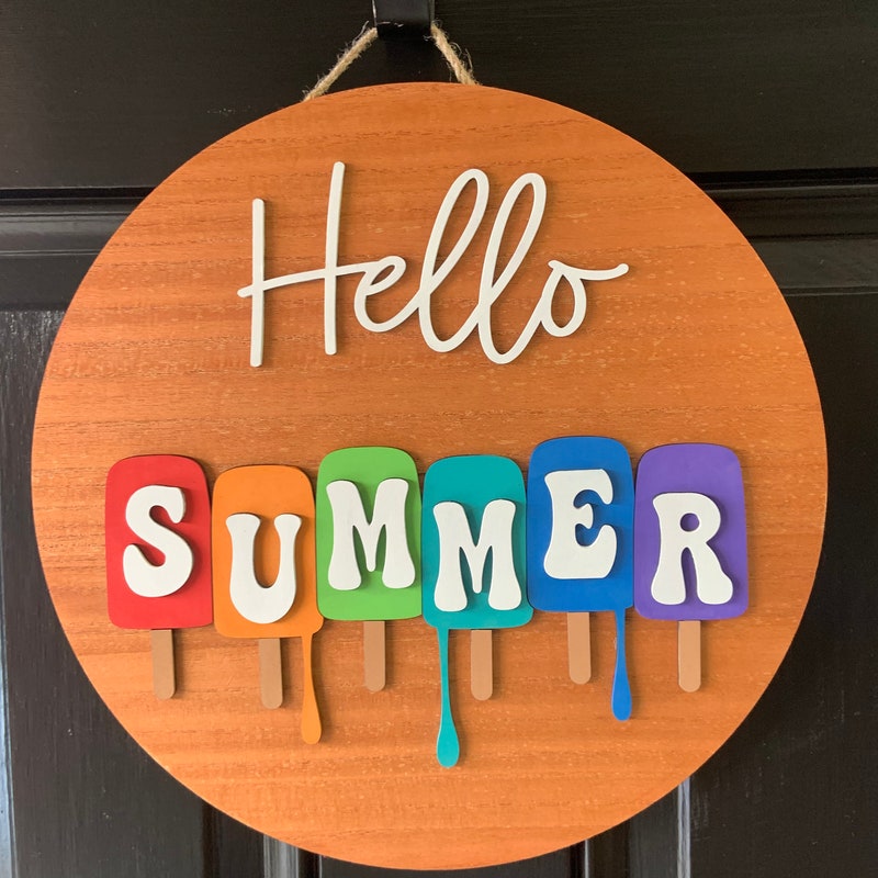 Summer Door Decor - Etsy