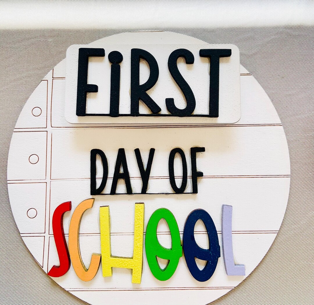 Back to School Sign. Hand Held Sign. - Etsy Canada