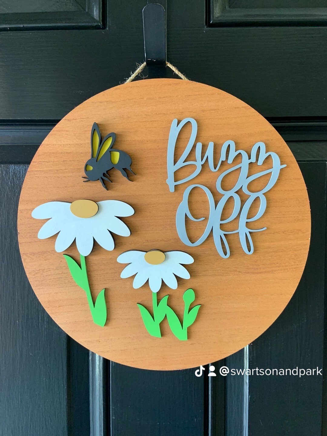 Buzz Off/ Bees/ Front Door Decor/ Porch Sign/ Funny/ Humor - Etsy