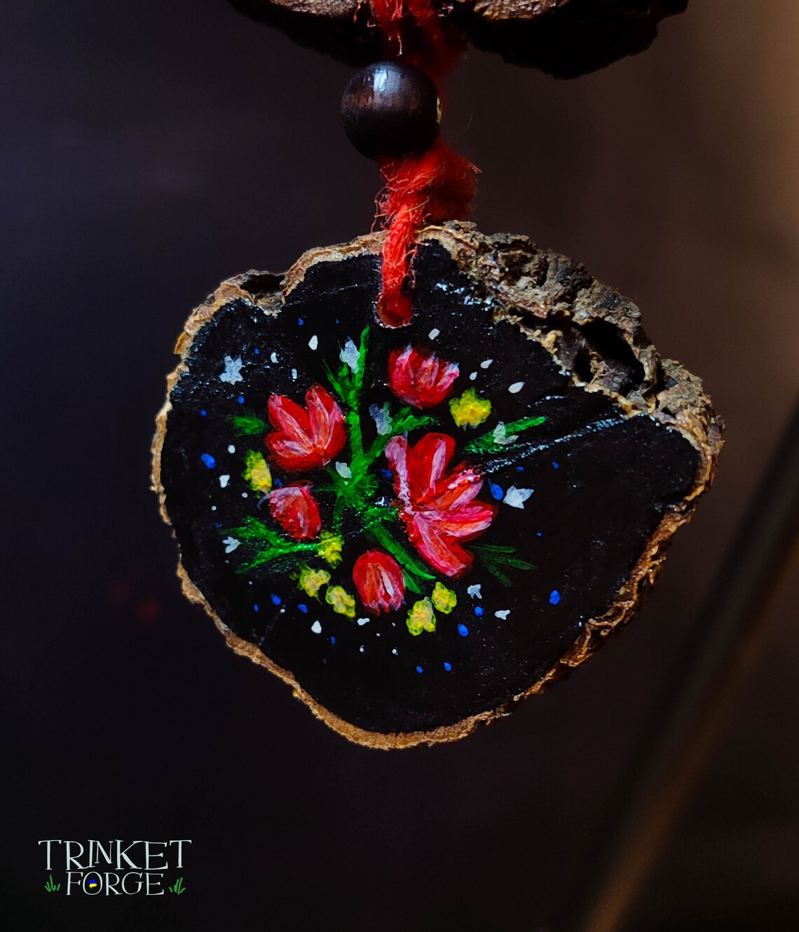 Handpainted Ghost Art | Whimsical Enchanted Forest Art | Woodslice ...