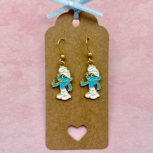Smurf Inspired Earrings. Assorted Smurf Earrings. Cartoon Character ...