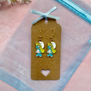 Smurf Inspired Earrings. Assorted Smurf Earrings. Cartoon Character ...