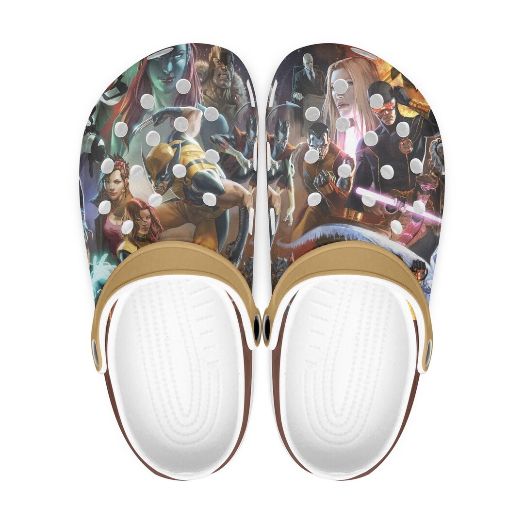 X-men Characters Clogs Wolverine Shoes Slippers Flip - Etsy