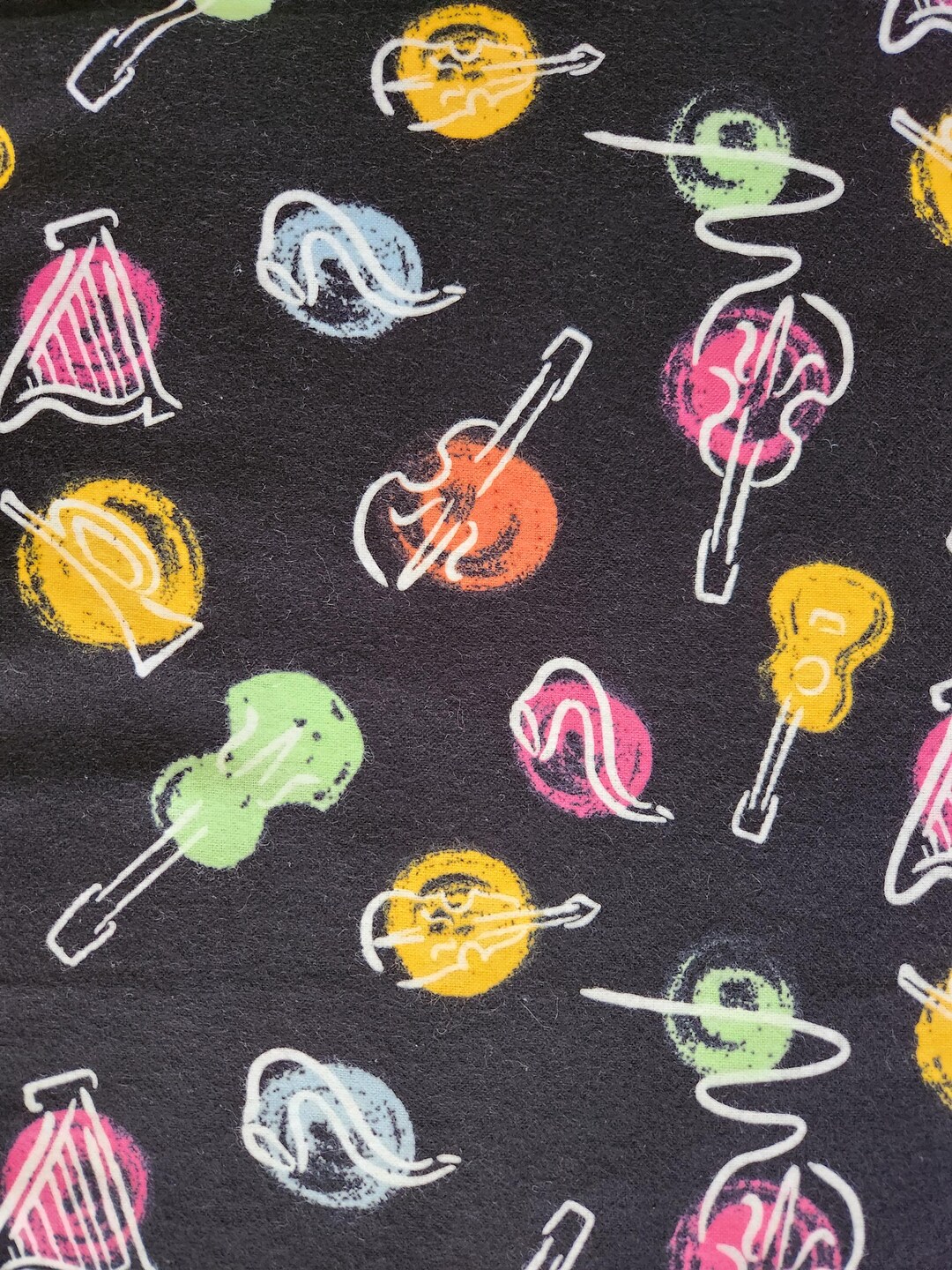 Musical Instrument Pajamas-watercolor Print Pajamas-sleep Shorts-extra ...