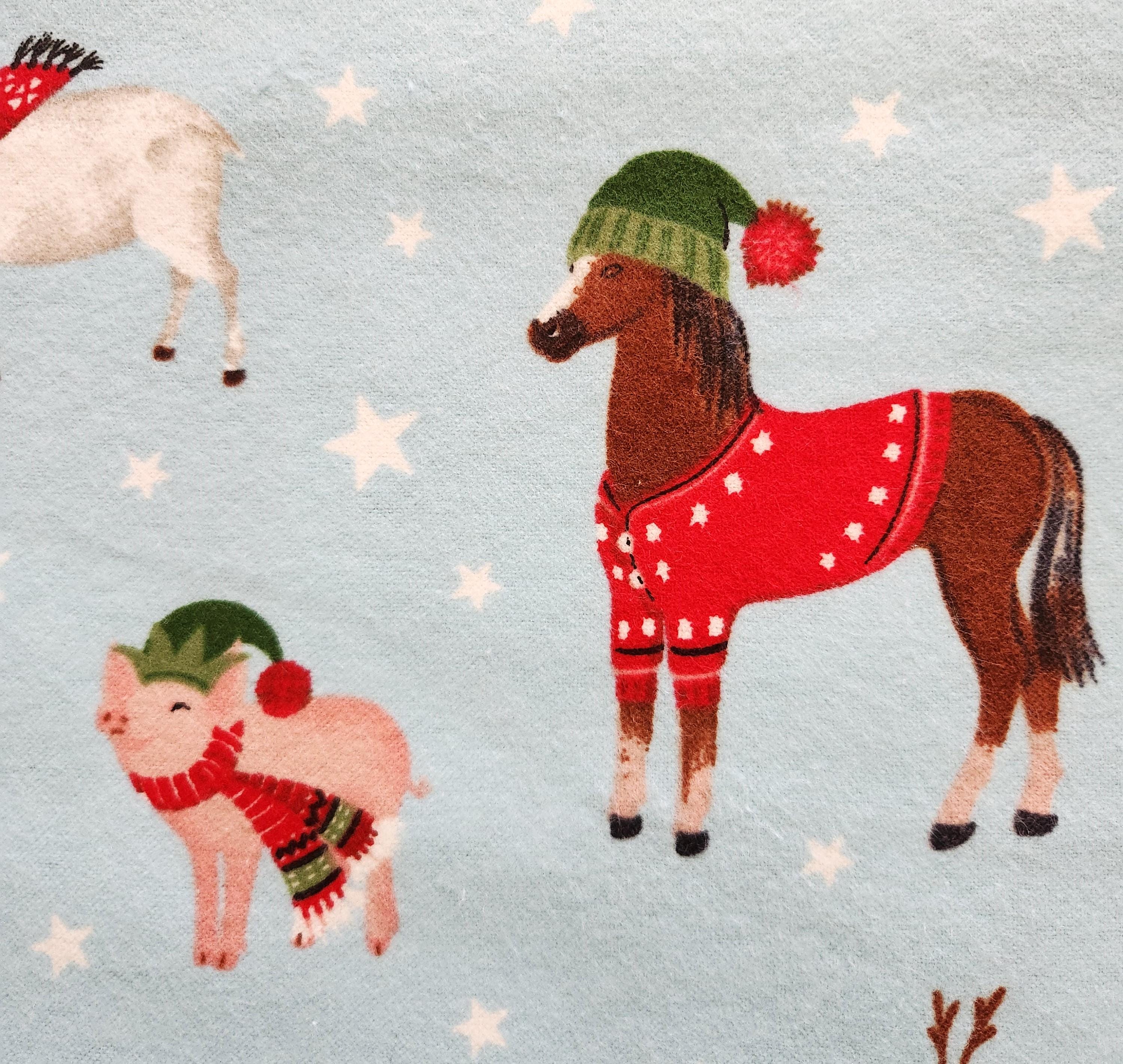 Farm Animal Pajamas-pigs in Sweaters-goat Winter Clothing-chicken ...