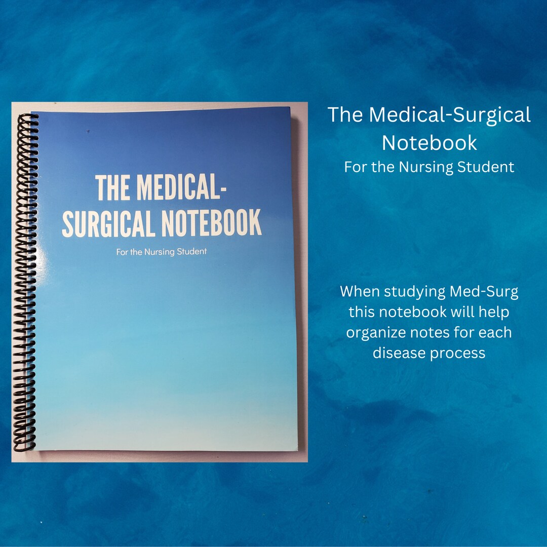 The Medical-surgical Notebook for the Nursing Student - Etsy