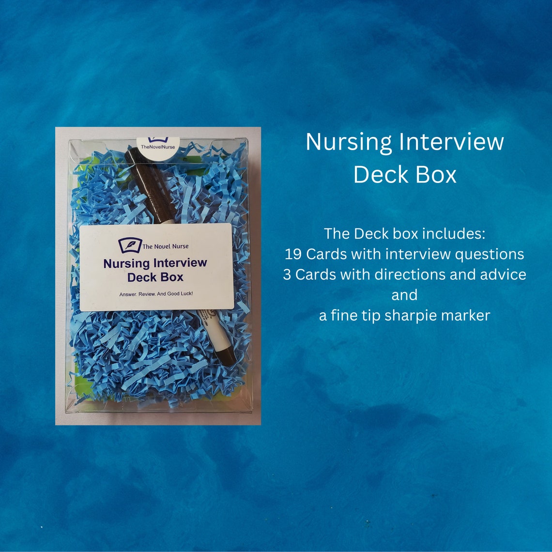 Nursing Interview Deck Box - Etsy