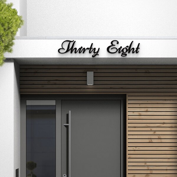 Cursive House Numbers - Etsy