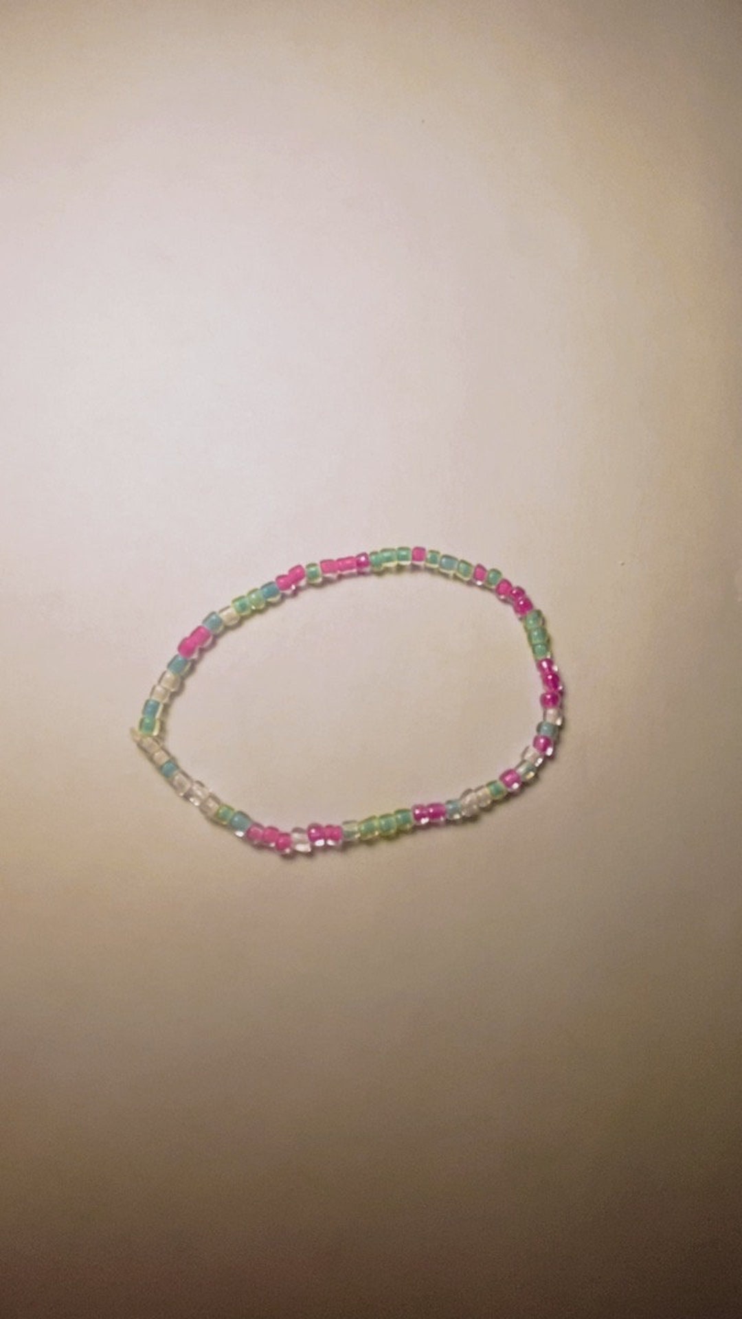 Preppy Candy Themed Seed Bead Bracelet - Etsy