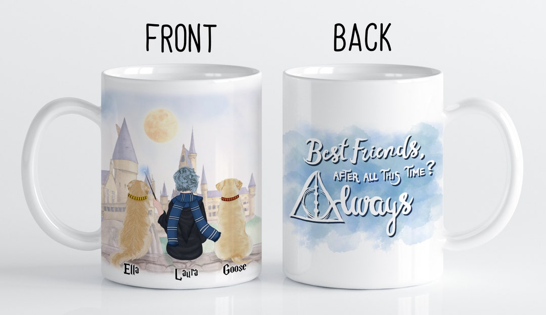 Custom Pet Wizard School Mug, Custom Dog Mug, Gift for Friend, Unique ...