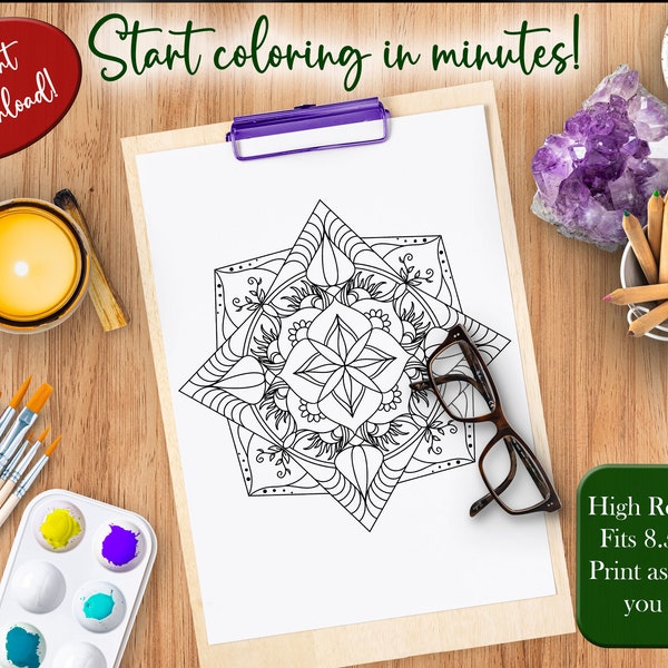 Thick Lines Coloring - Etsy