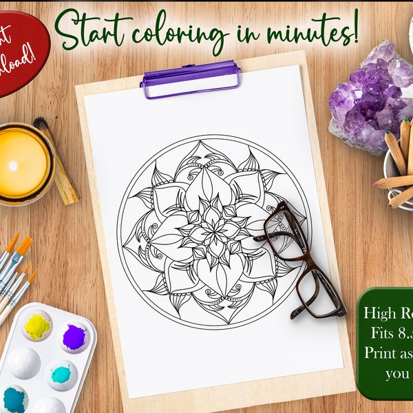 Coloring Page With Thick Lines