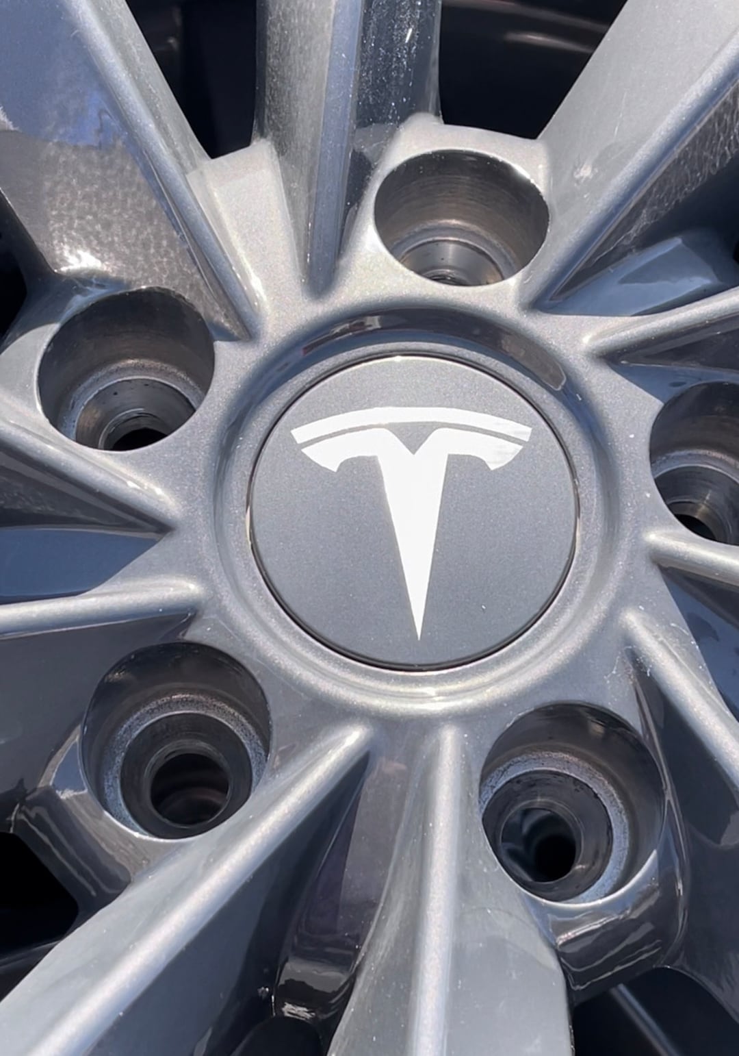 Tesla Hubcap Vinyl Decals -set of 8 - Transfer Tape Included - Free ...