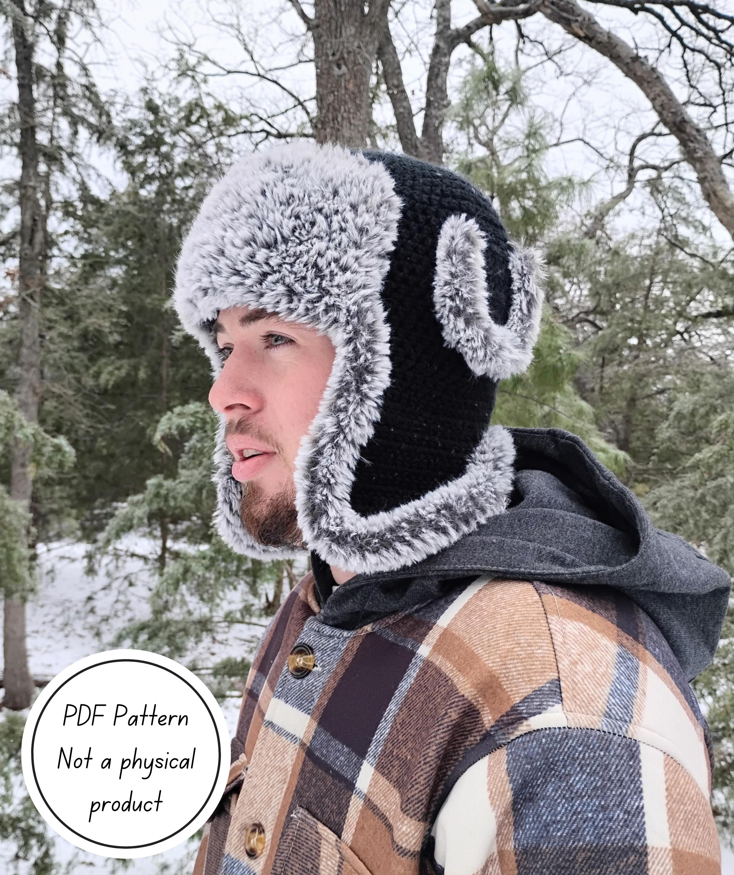 Trapper Hat Crochet Pattern / DIY Beanie / Winter Hat PDF / 3 Sizes - Etsy