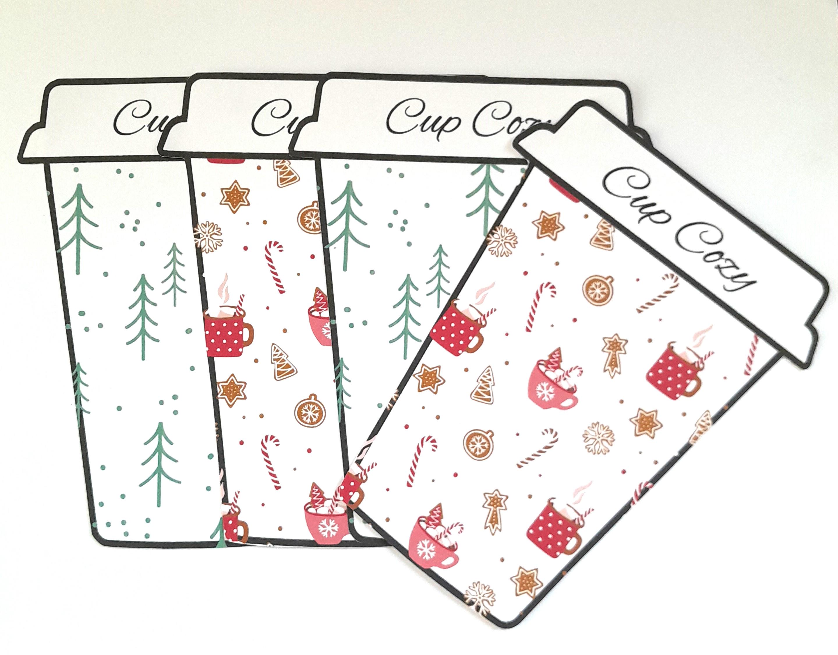 Cup Cozy Template / Holiday Design / Winter Market / Printable /PDF ...