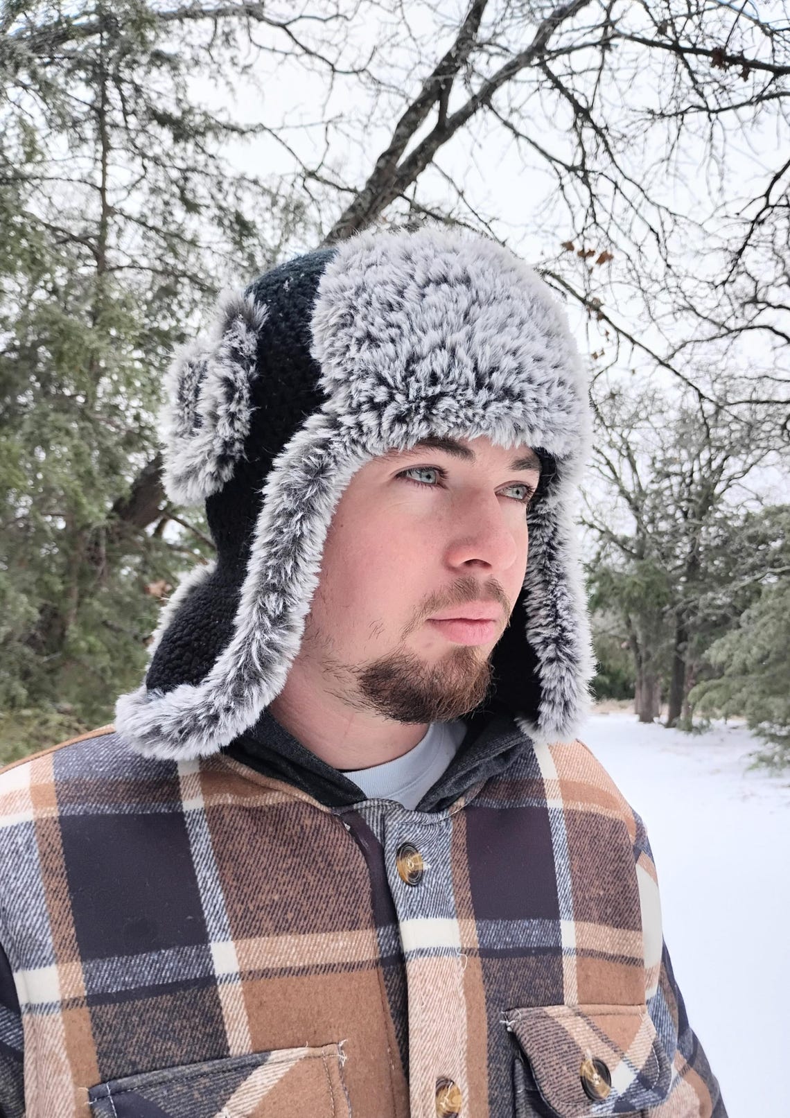 Trapper Hat Crochet Pattern / DIY Beanie / Winter Hat PDF / 3 Sizes - Etsy
