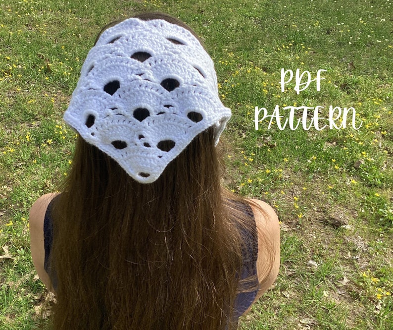 Crochet Pattern Bandana Pdf Pattern - Etsy
