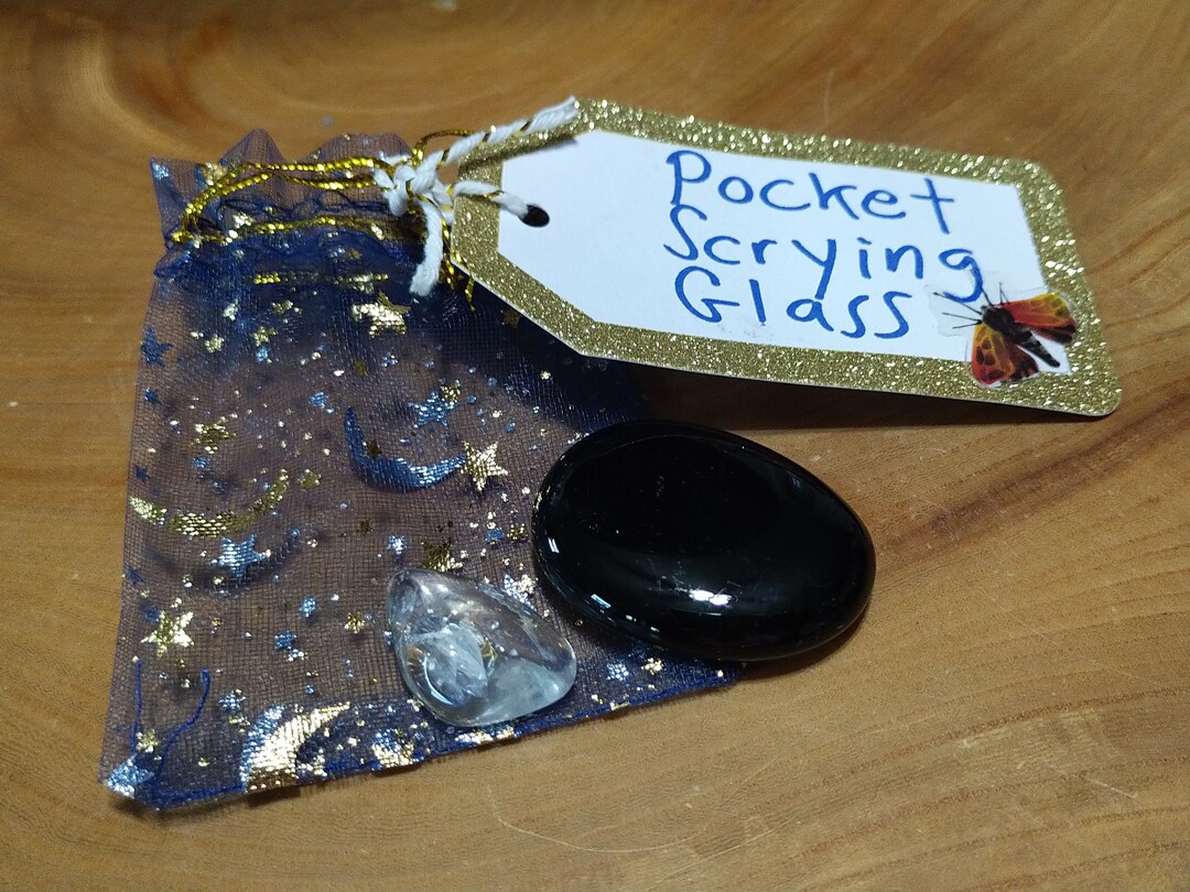 Pocket Scrying Glass for Personal Moments of Mindfulness and Meditation ...