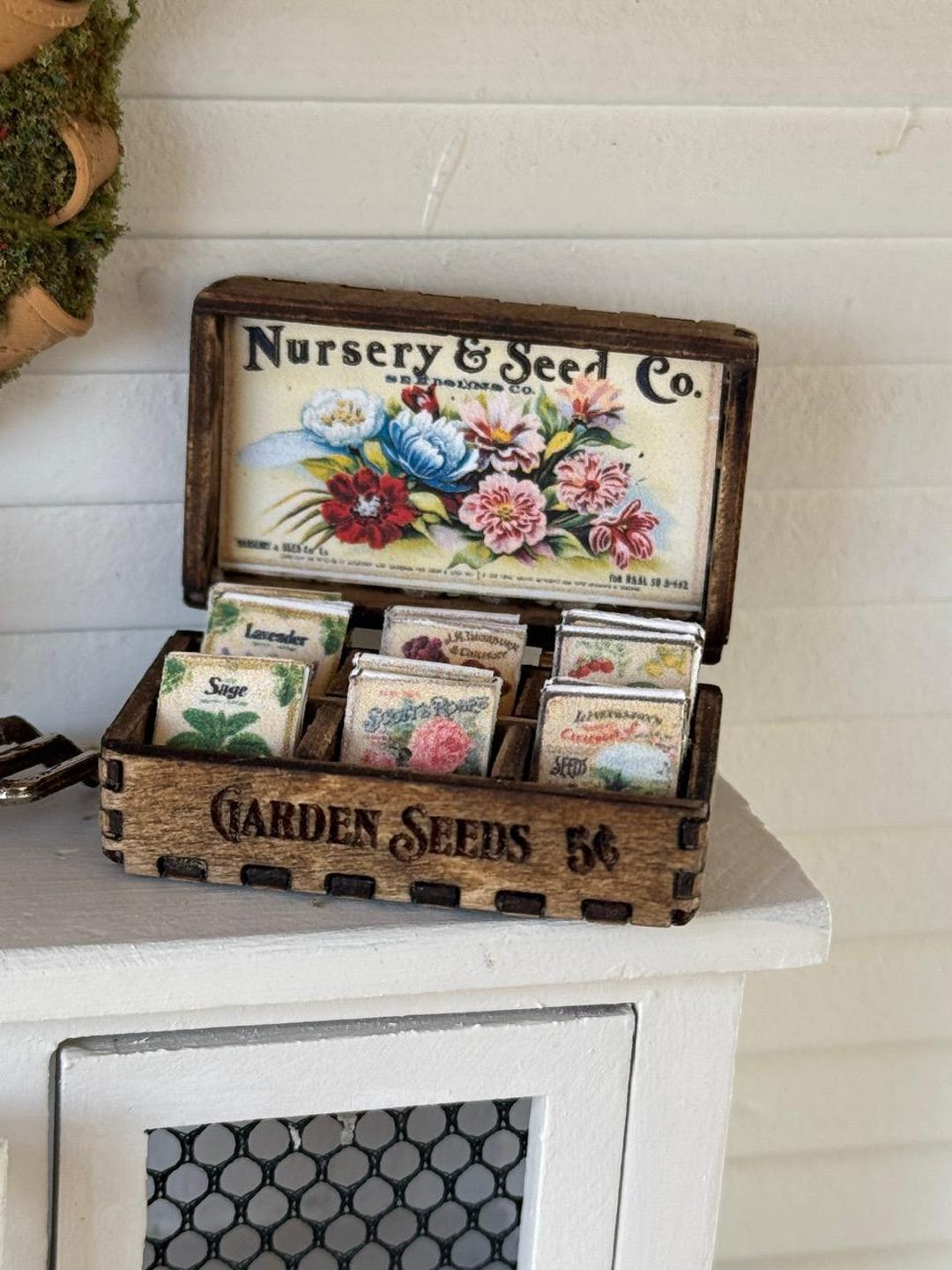Miniature Vintage-inspired Seed Box – "mercantile Nursery & Seed Co ...