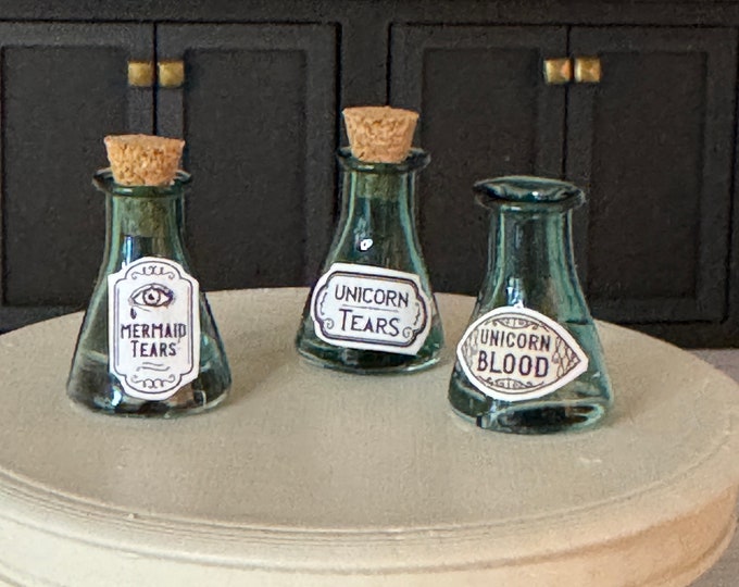 Mini Potion Bottle Halloween Decor - Etsy