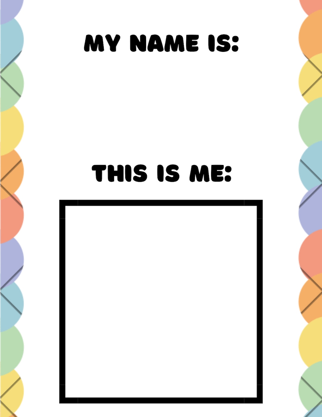 Nursery/preschool Simple Memory Book for Download - Etsy
