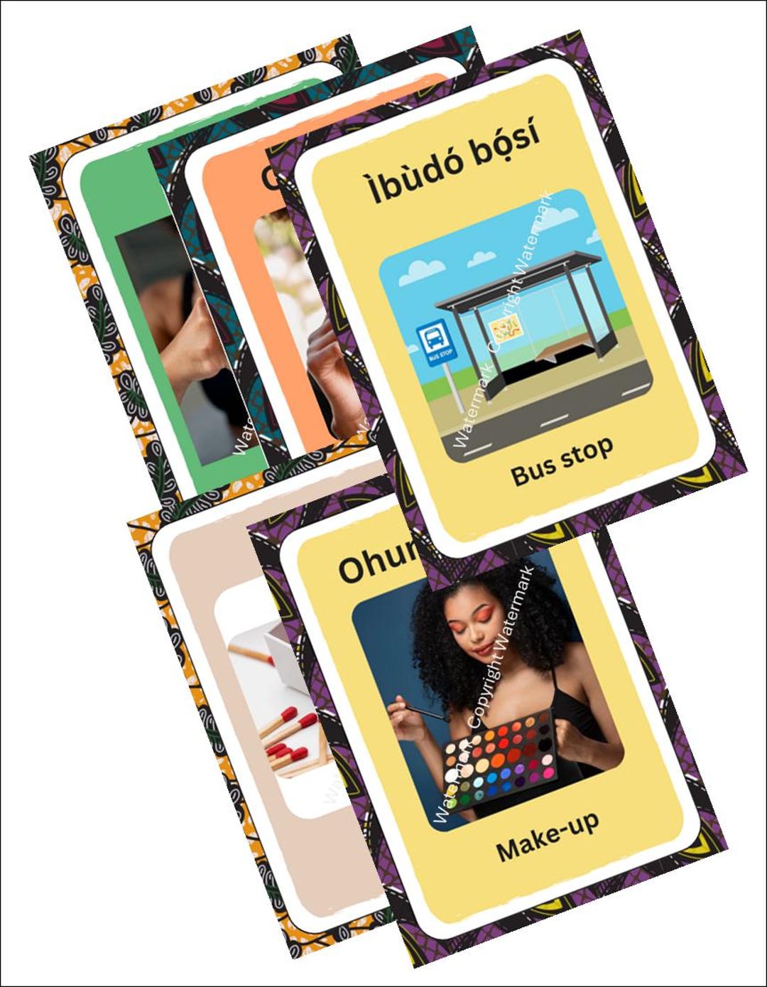 Yoruba Flashcards. Part 2. 100 Yoruba Words. Digital Download. Learn to ...
