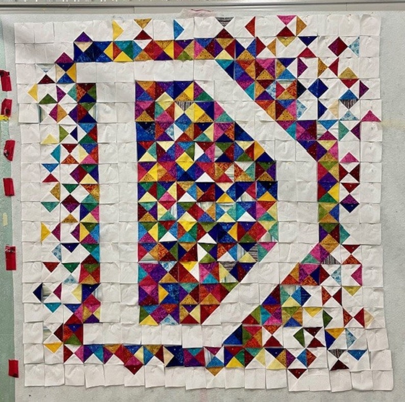 Letter D Quilt Pattern - Etsy