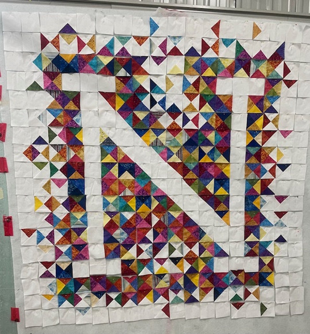 Letter N Quilt Pattern - Etsy