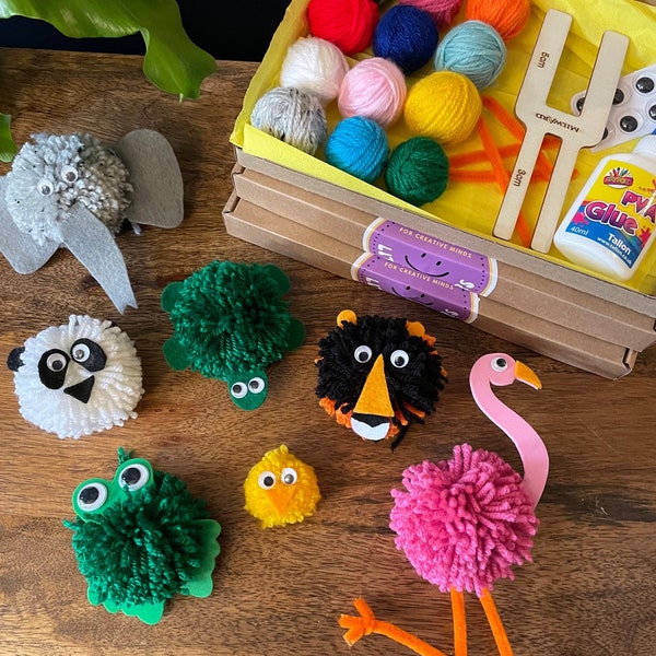 Pom Pom Animal - Etsy UK