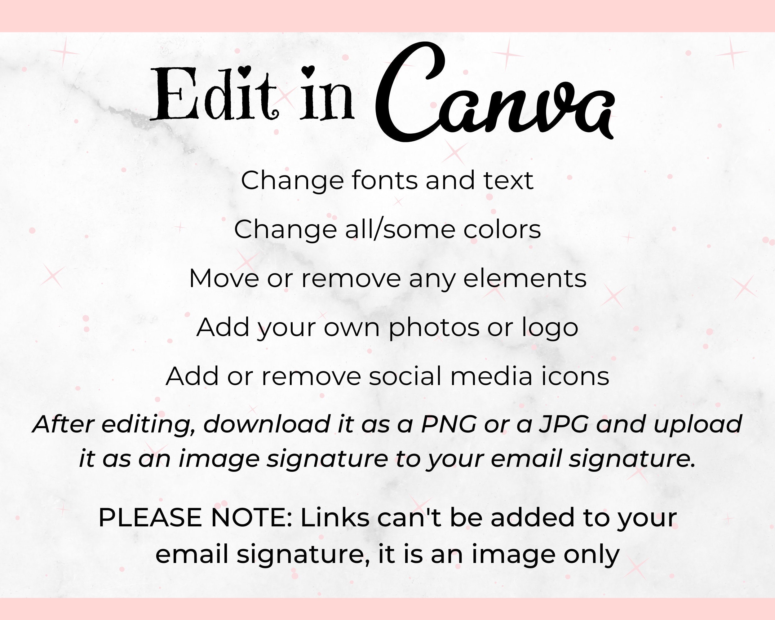 Email Signature, Canva Template, Pink & Orange Email Business Design ...