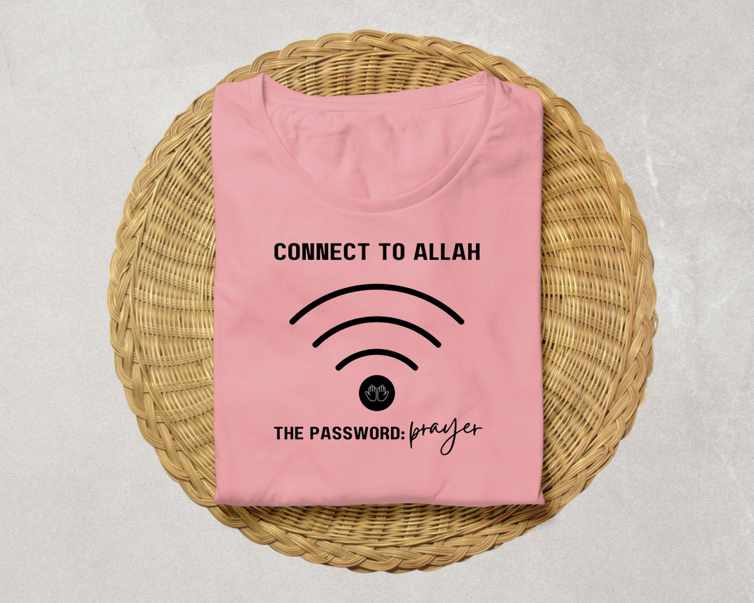 Connect to Allah, the Password: Prayer, SVG, PNG, PDF, Cut Files, Pray ...