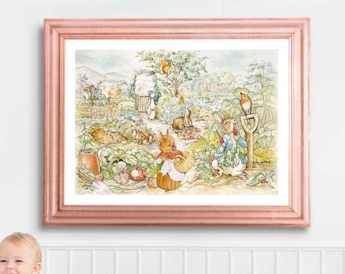 Beatrix Potter Nursery Art Prints. Beatrix Potter Character ...