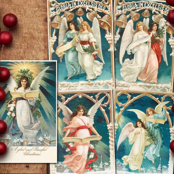 Angel Postcards - Etsy