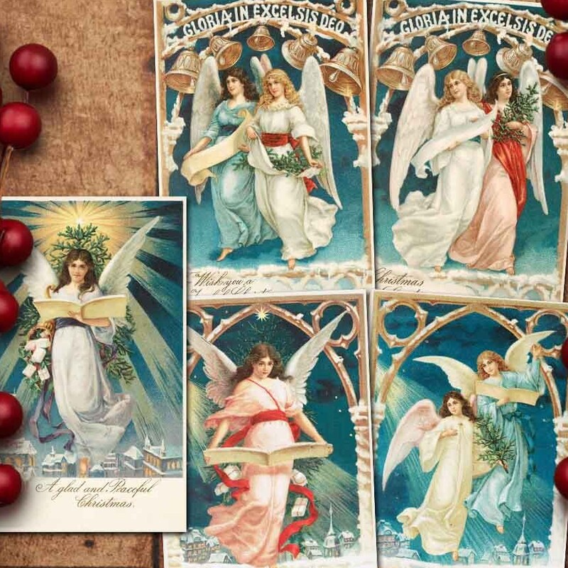 Angel Postcards - Etsy