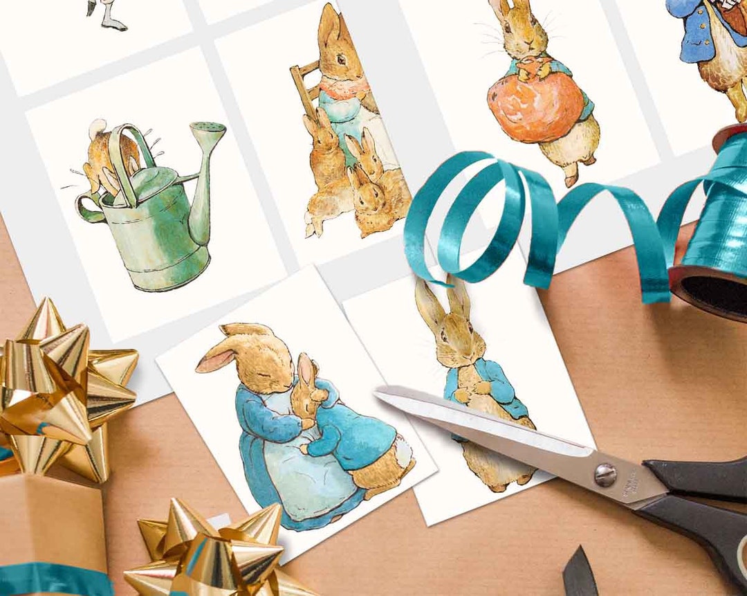 Peter Rabbit Tags Beatrix Potter Tags, Printable Tags, Peter Rabbit ...