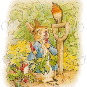 Peter Rabbit Printable Stickers, Tags, Labels, Ephemera Digital ...