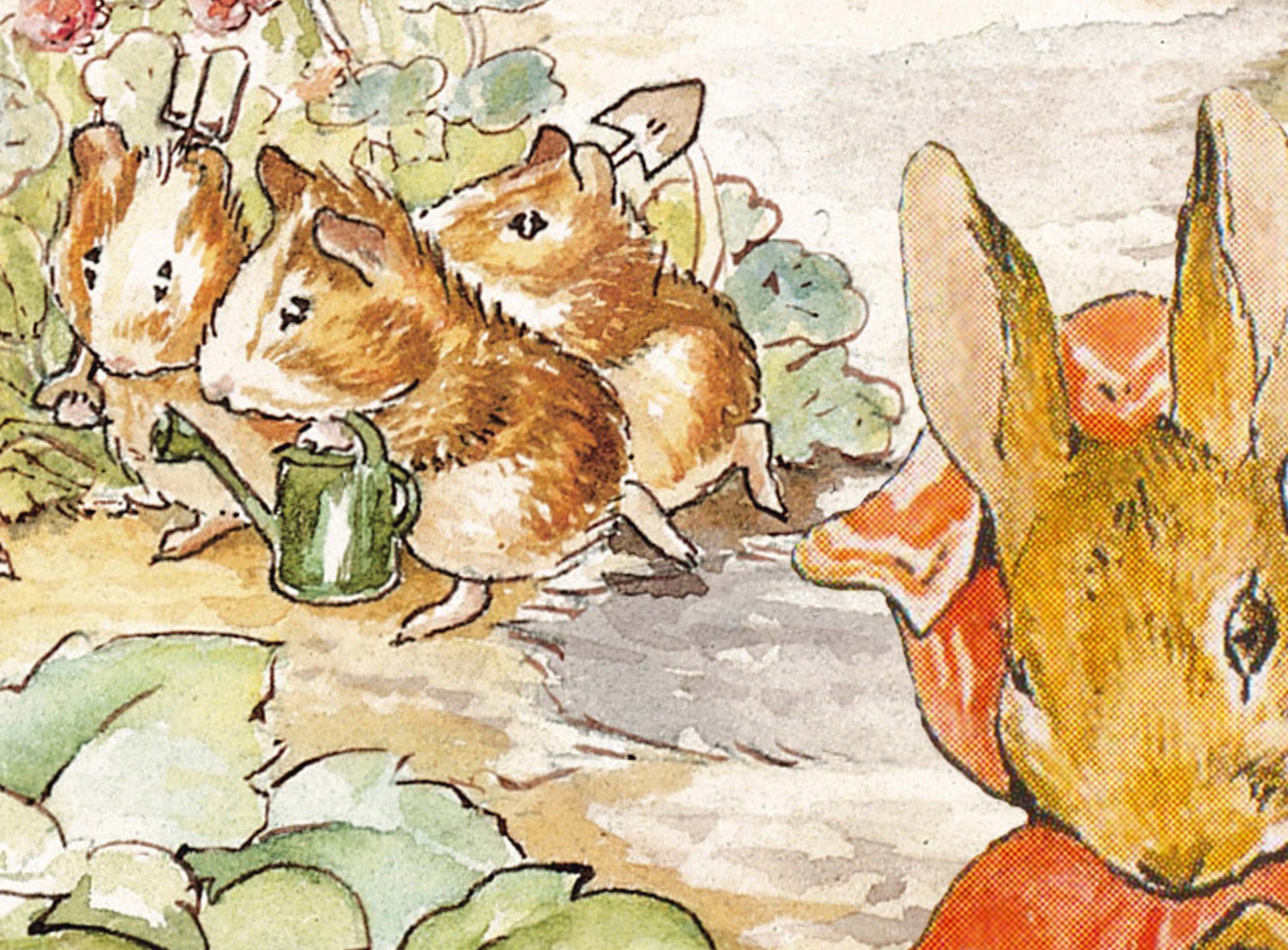 Peter Rabbit in Mr. Mcgregor's Garden Decor for Baby Shower, Digital ...